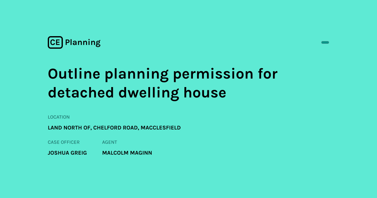 23/4488M — Cheshire East Planning