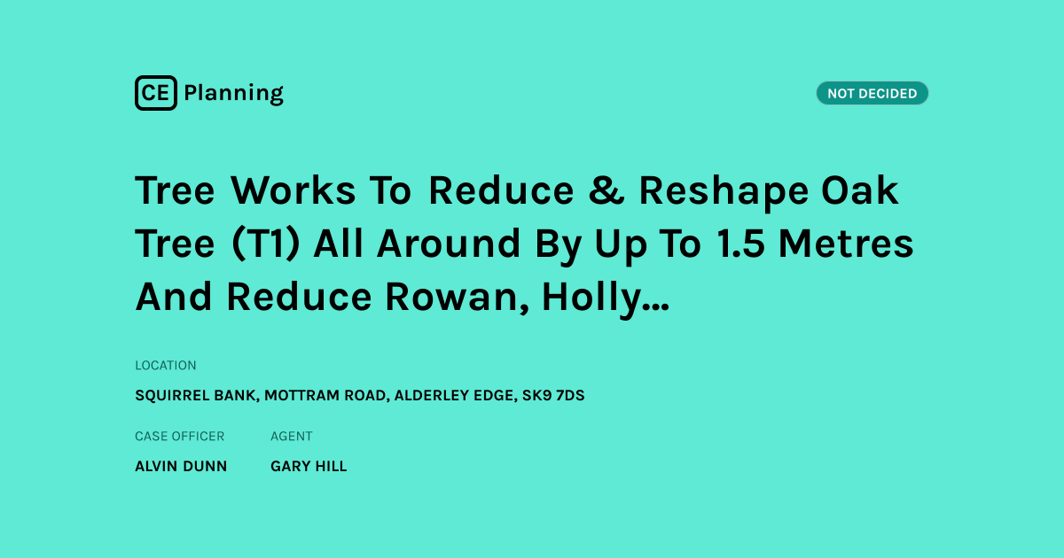 24/2691T — Cheshire East Planning